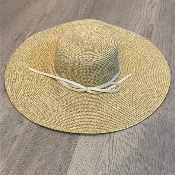 Target | Accessories | Vintage Gold Paper Sun Hat | Poshmark